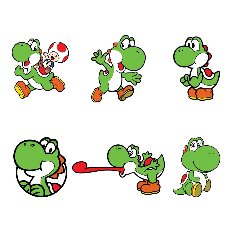 Yoshi Birthday Party - Etsy