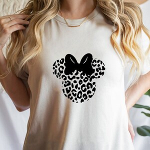 Leopard Mickey SVG, Mickey Mouse Cheetah Leopard, Minnie Mouse Cheetah ...