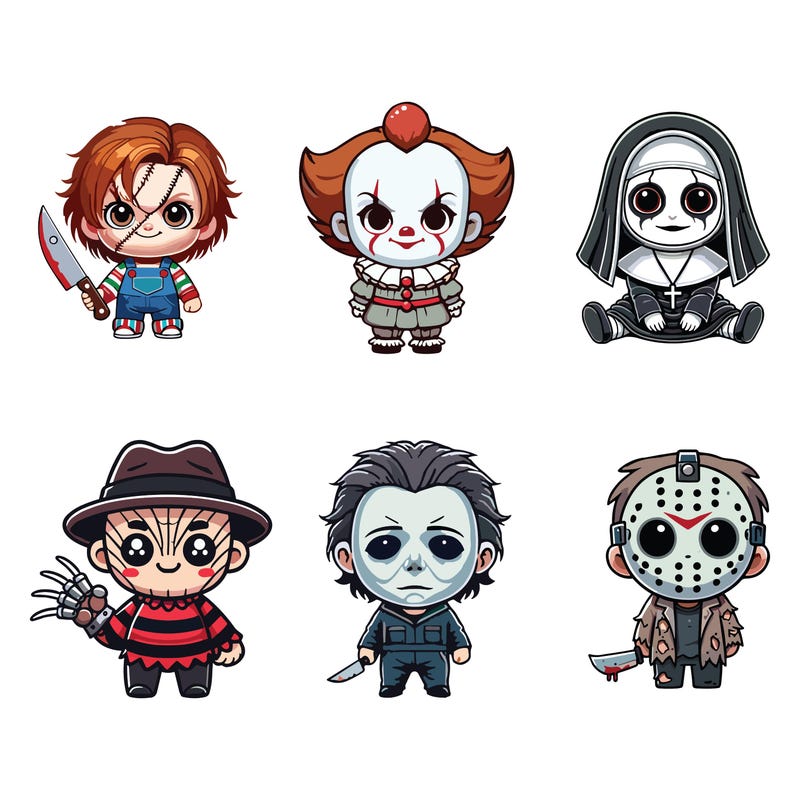 Mini Horror Movie Characters - Etsy