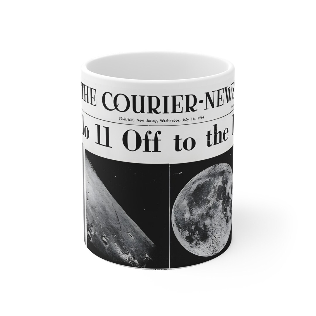 Apollo-11 Newspaper | Mugs Be Loved™ - Etsy