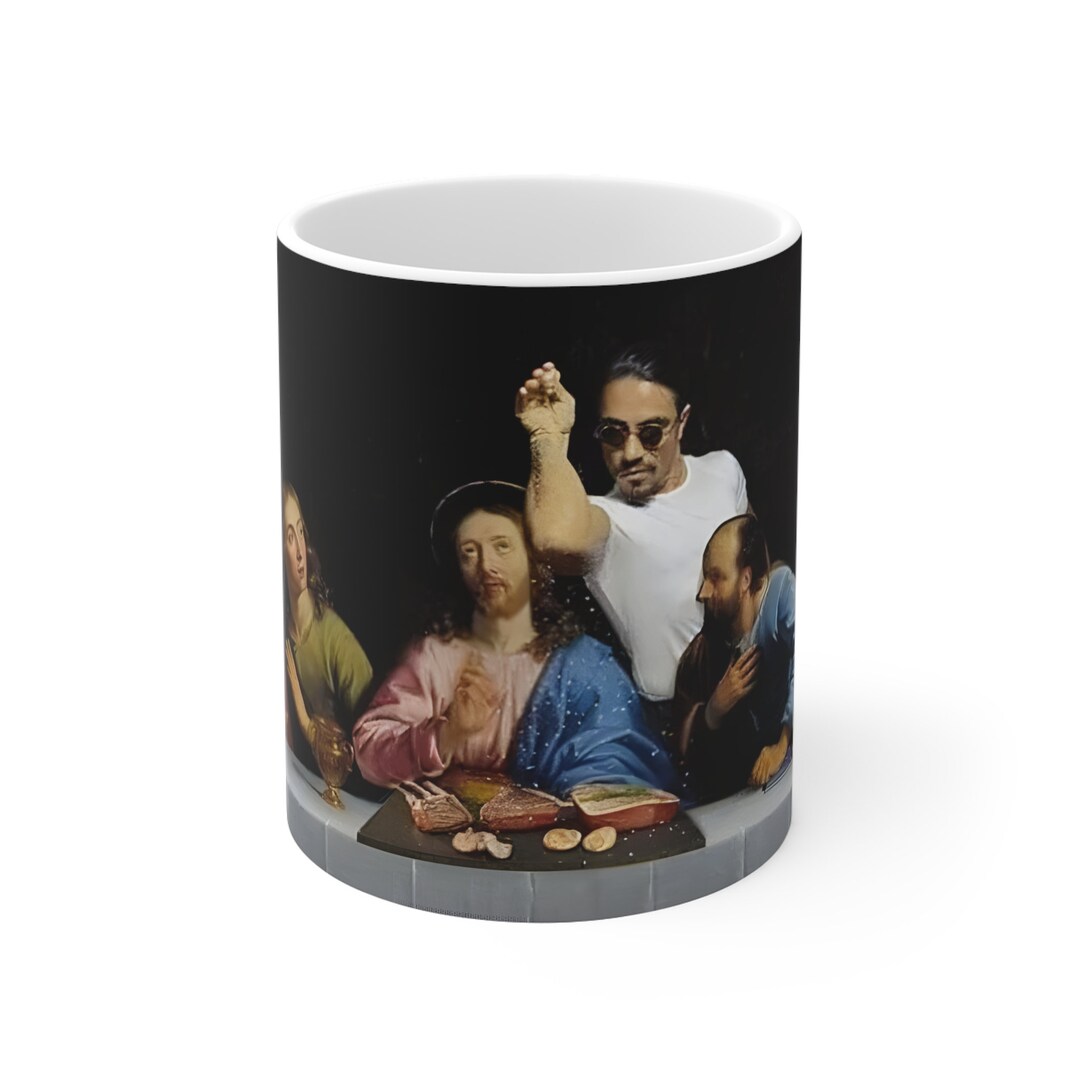 The Last Supper and Salt Bae Mugs Be Loved™ - Etsy