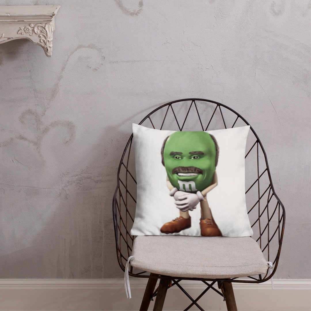 Dr Phil M&m Square Polyester 18" X 18" Funny Meme Pillow Cushion - Etsy