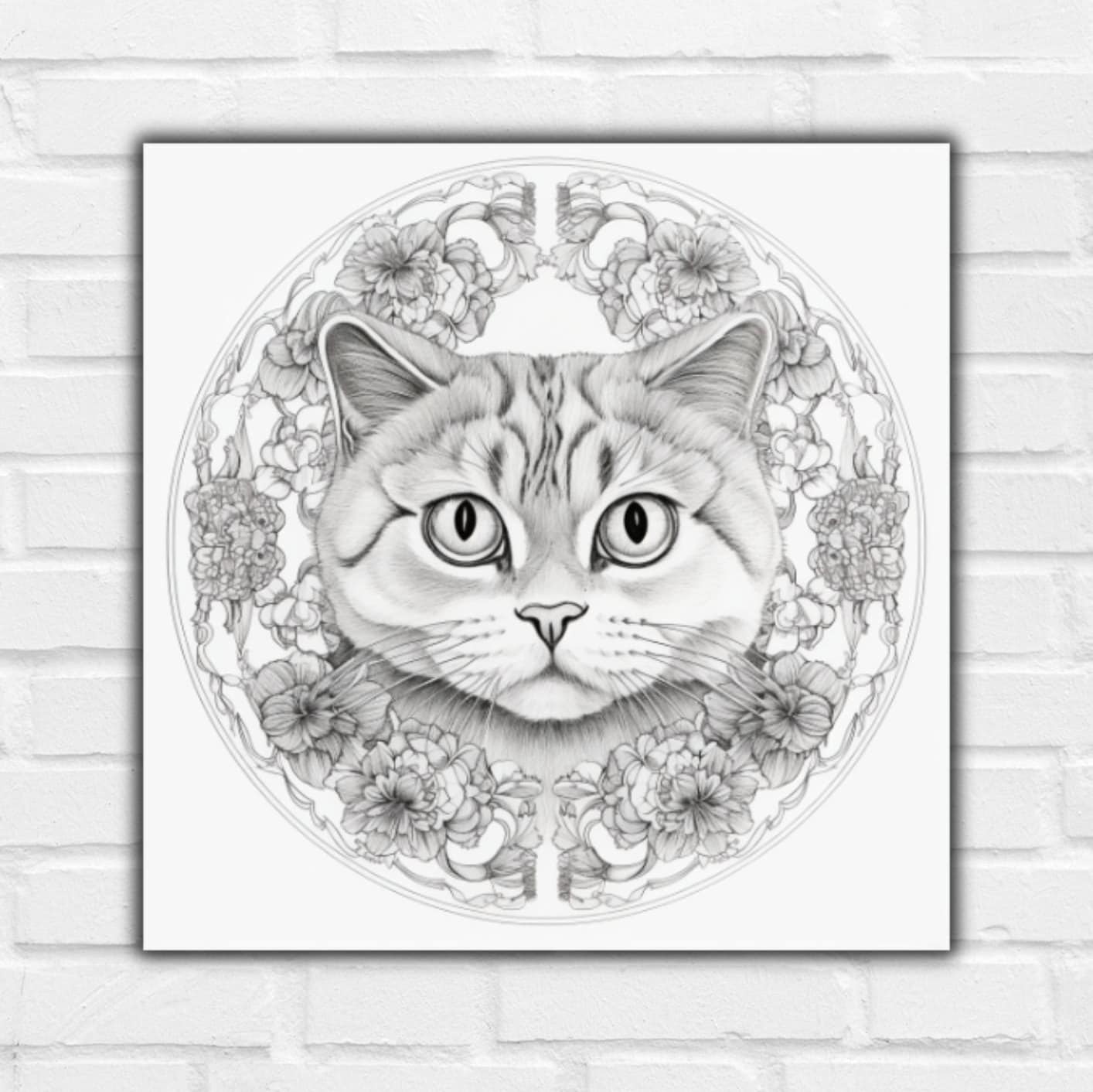 Colourful Cats: Colouring Book for Adults - Etsy