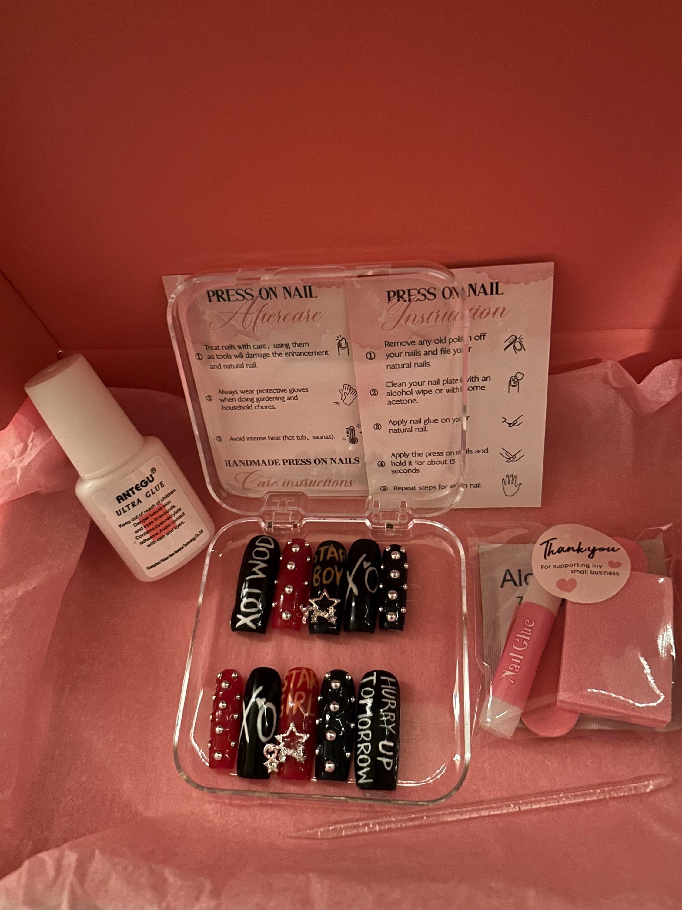 The Weeknd Nails - Etsy