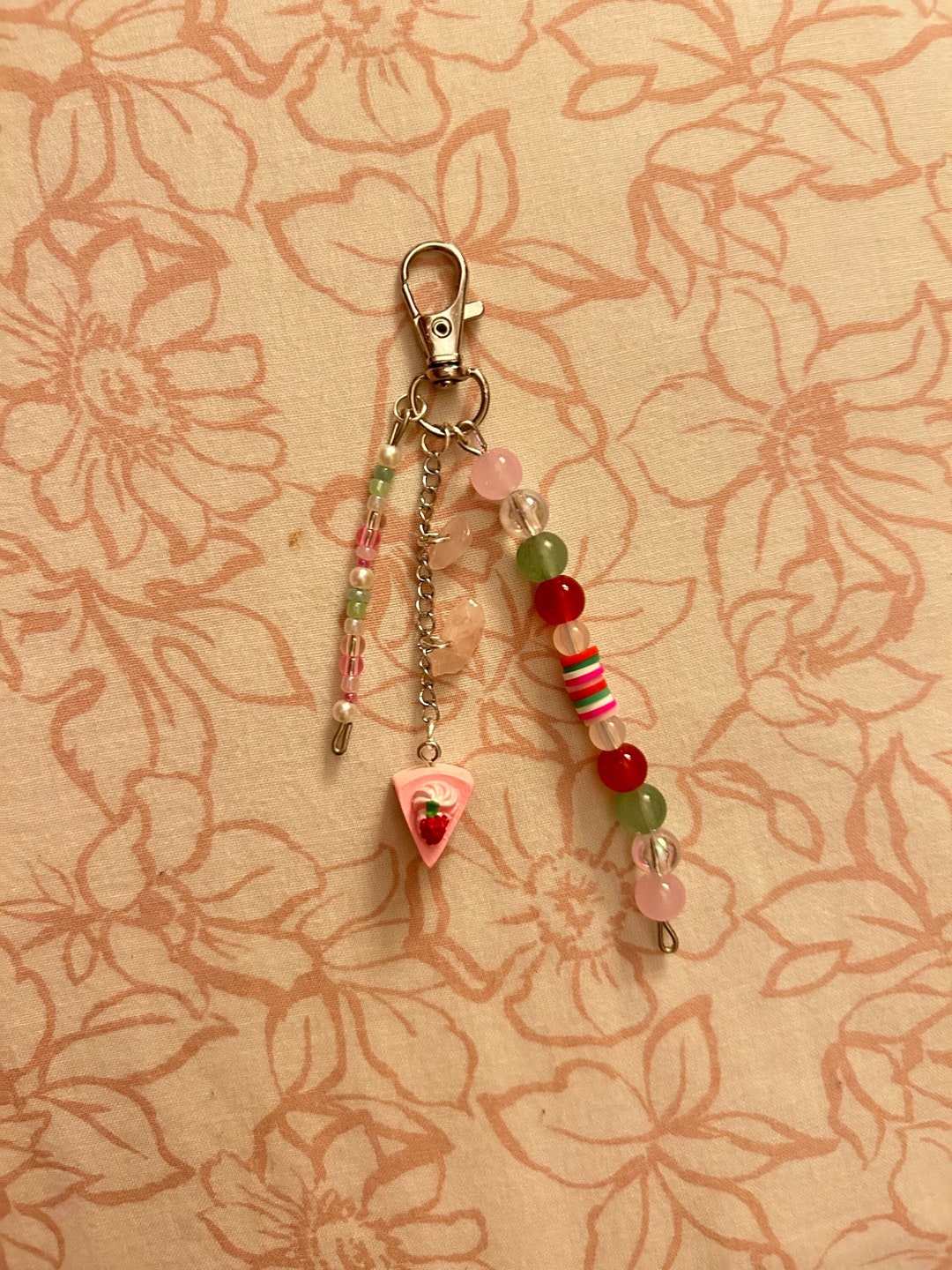Strawberry Shortcake Keychain - Etsy