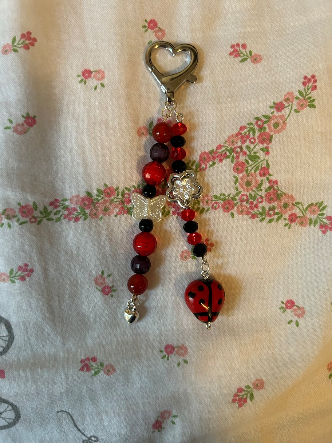 Ladybug Lover Keychain - Etsy