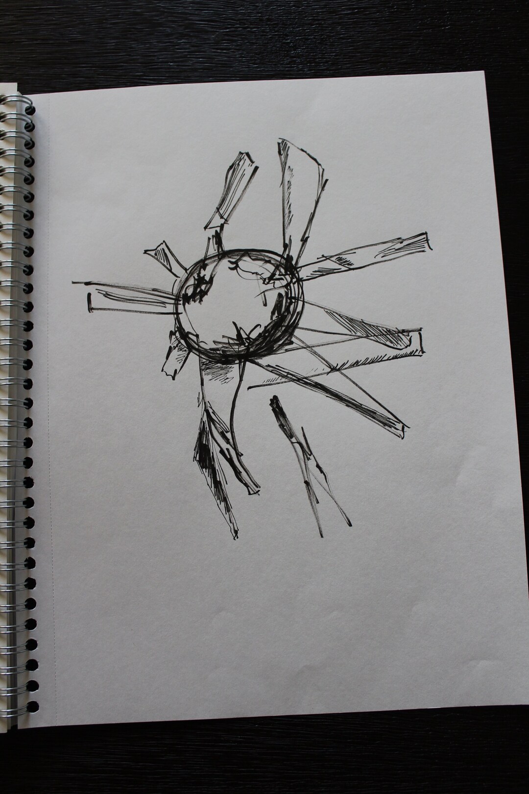 Abstract Drawing of Sun Still Life Study. - Etsy