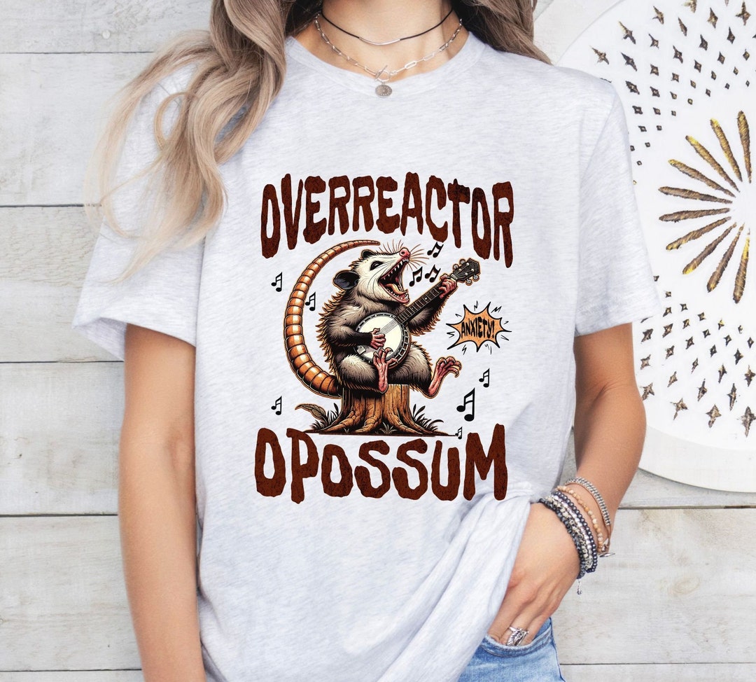 Possum Shirt, Opossum Anxiety Tshirt, Gift for Animal Lover ...