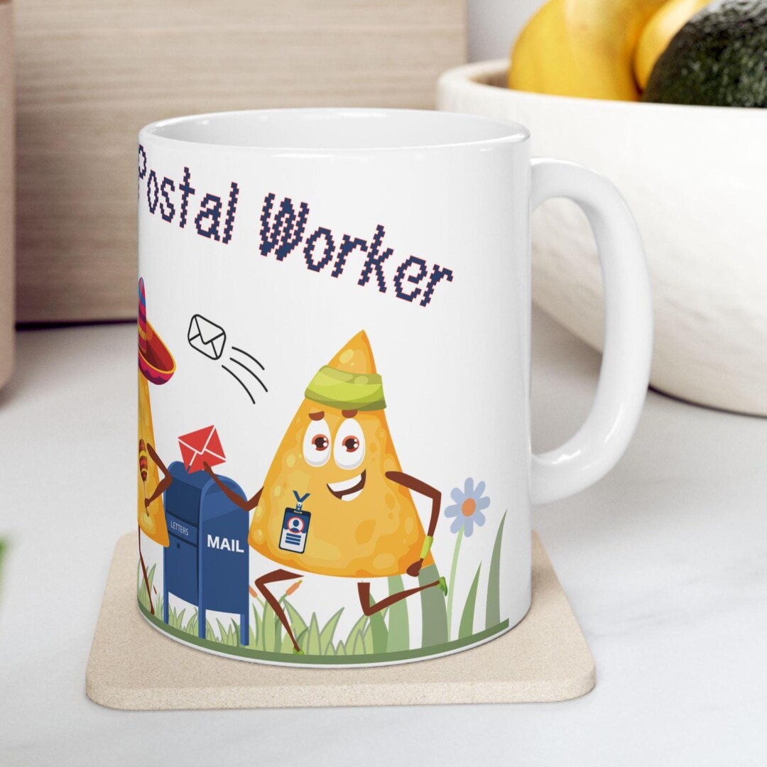 Postal Worker Mug for Mail Carrier, Fun Coffee Cup for Postal Workers ...
