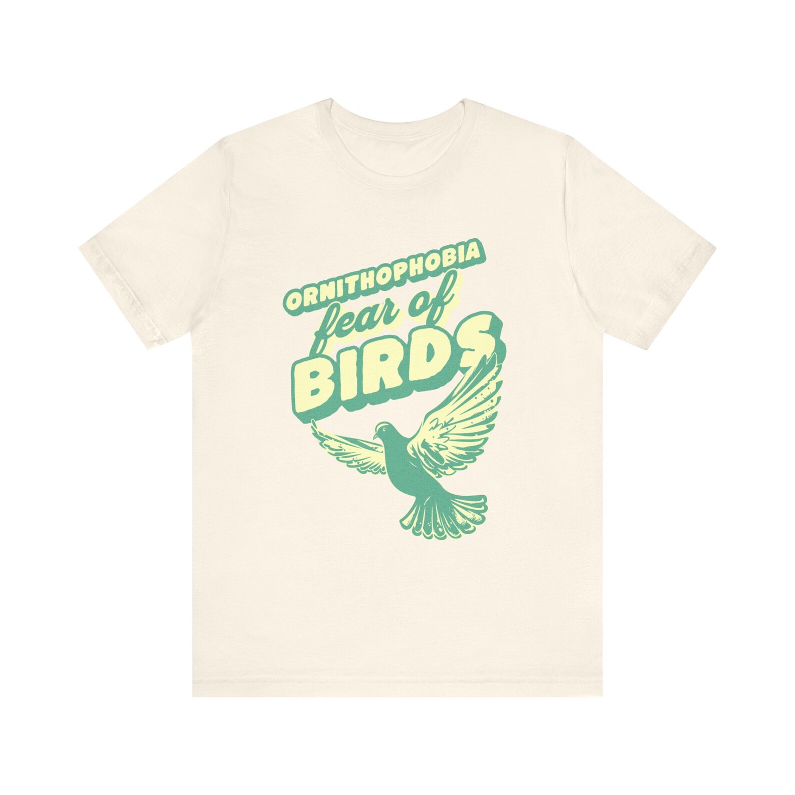 Ornithophobia Shirt, Fear of Birds, Funny Bird Shirt, Funny Phobias ...