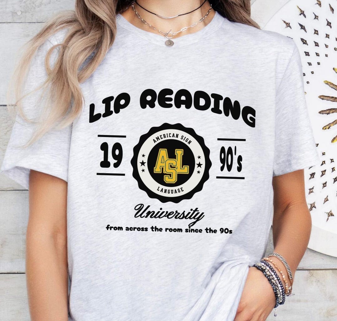 Sign Language Gift, ASL Tshirt, Audiology, Cochlear Implant, Lip ...