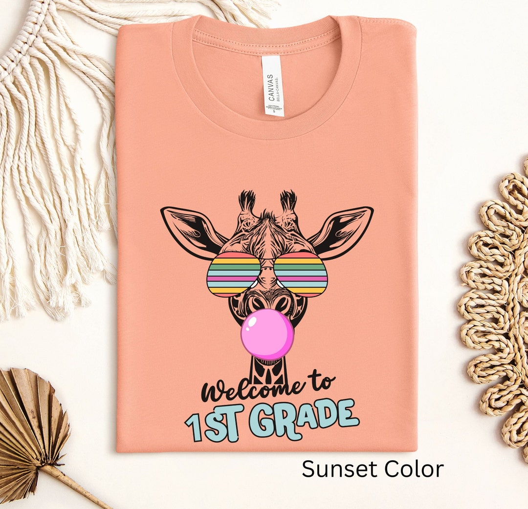 Welcome to First Grade Back to School Shirt for New Teacher, Hello 1st ...