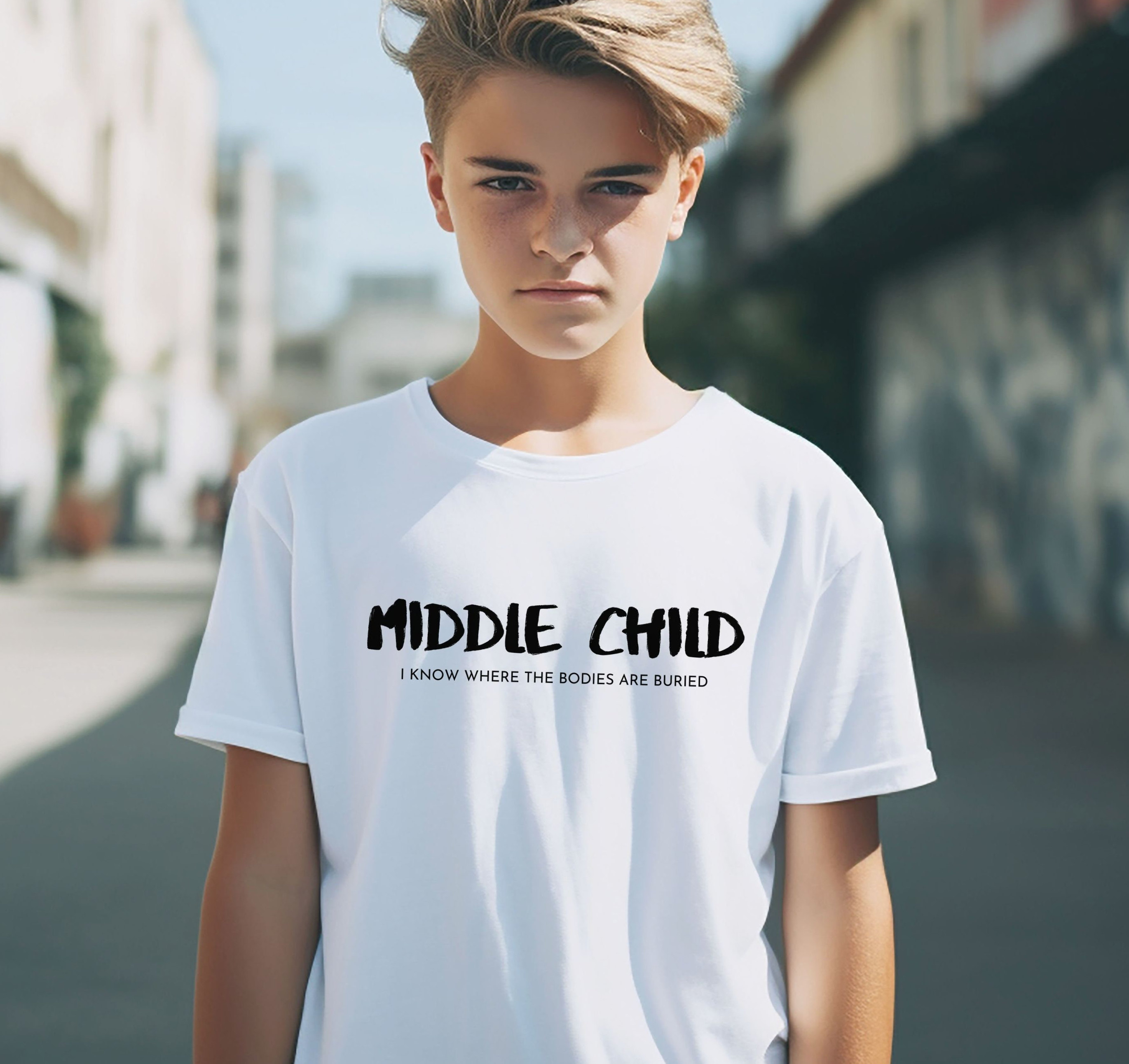 Middle Child Shirt, Middle Sibling Tee, Gift for Middle Child, Funny ...