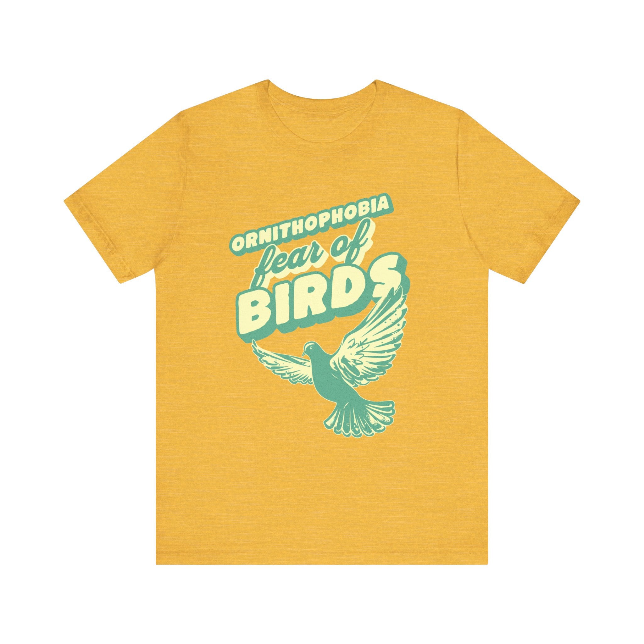 Ornithophobia Shirt, Fear of Birds, Funny Bird Shirt, Funny Phobias ...