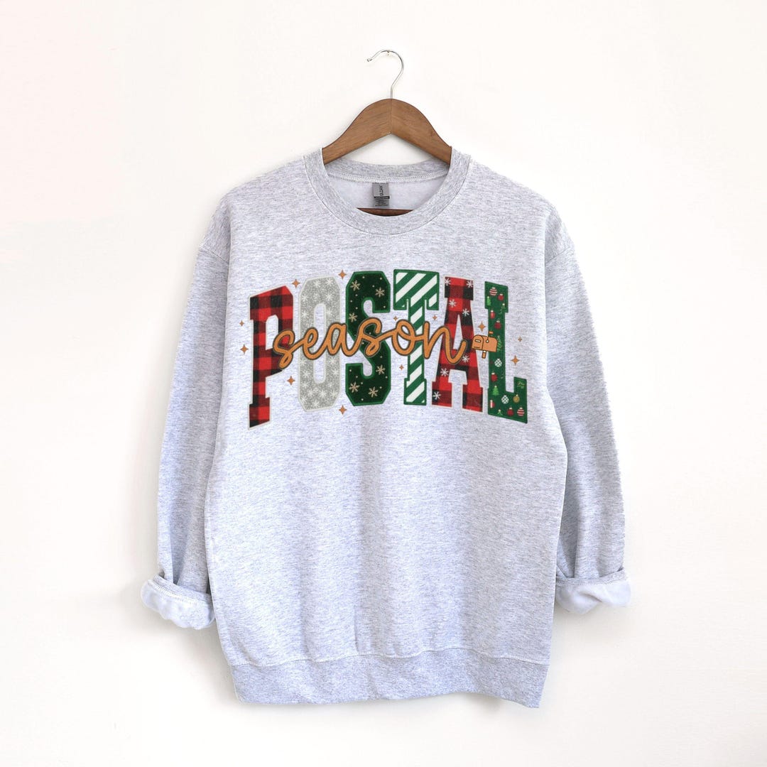 Postal Worker Shirt, Mail Carrier Holiday Sweatshirt, Mail Delivery ...