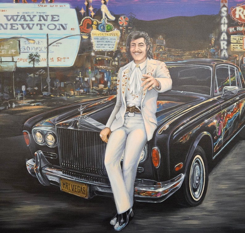 Wayne Newton and His Johnny Cash Rolls Royce - Etsy