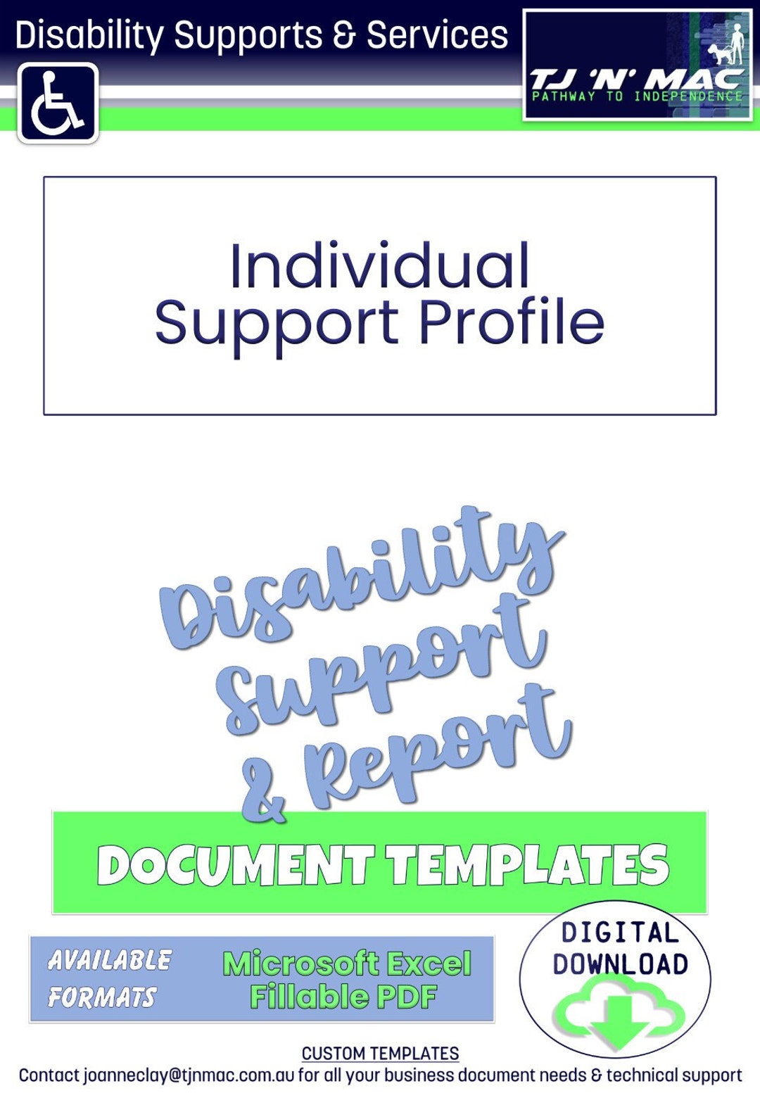 Individual Support Profile Template - Etsy
