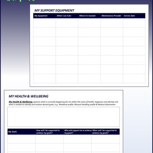 Person-centred Plan (PCP) Template - Etsy