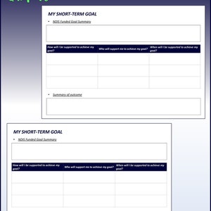 Person-centred Plan (PCP) Template - Etsy