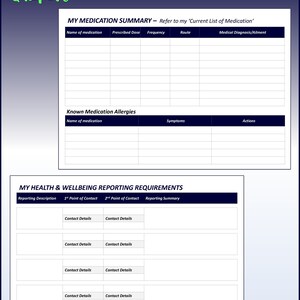 Person-centred Plan (PCP) Template - Etsy