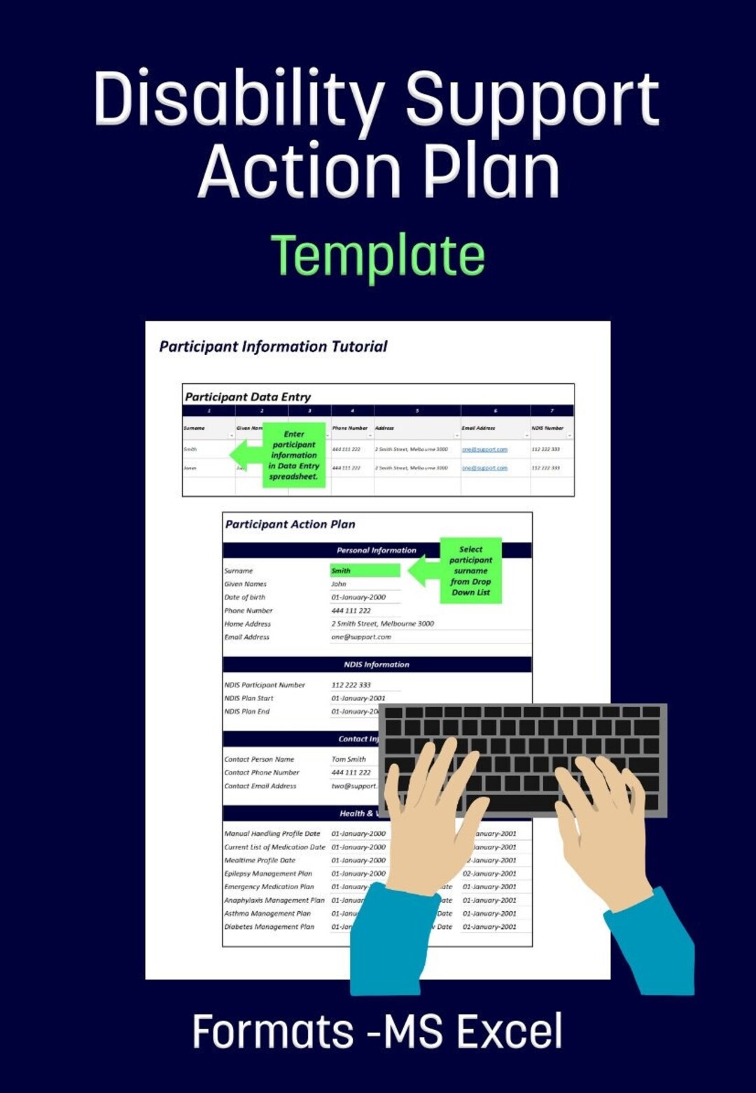 Disability Support Action Plan Template - Etsy Australia