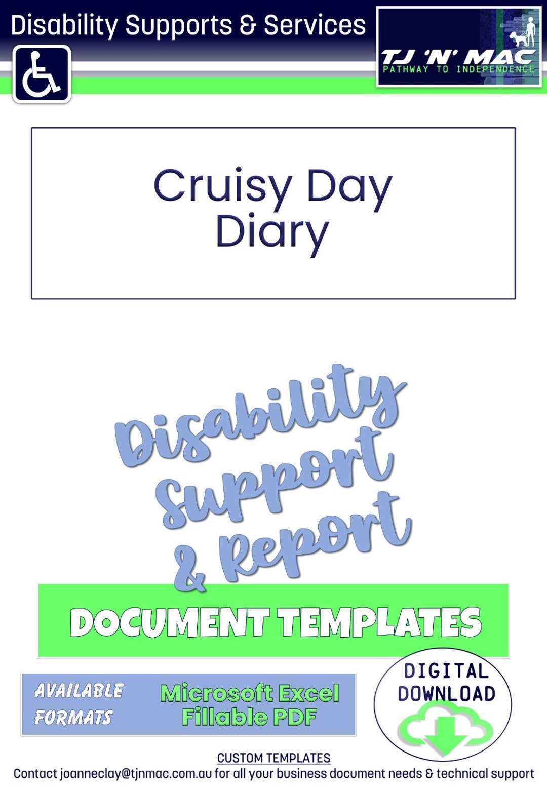 Cruisy Day Fun Diary Template - Etsy