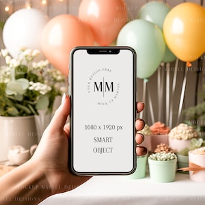 Birthday Invitation Mockup Bundle, Party Pack, 5x7 Card Mockup, Sign ...