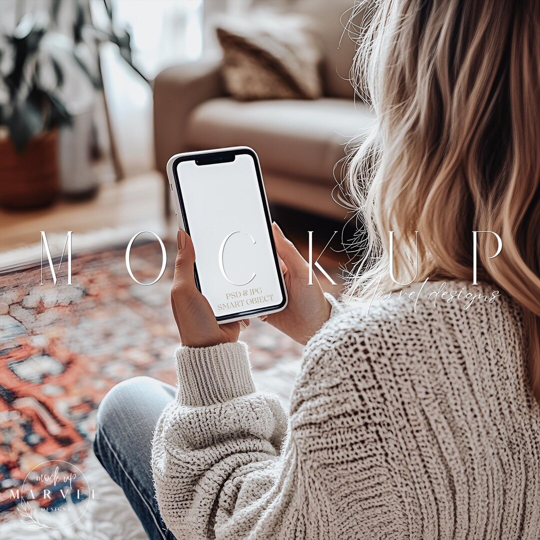 Mobile Mockup for Invitations - Handheld Phone Design - Digital Invite ...