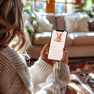 Digital Invitation Mockups | Phone Mock Ups | iPhone Screen Mockup ...