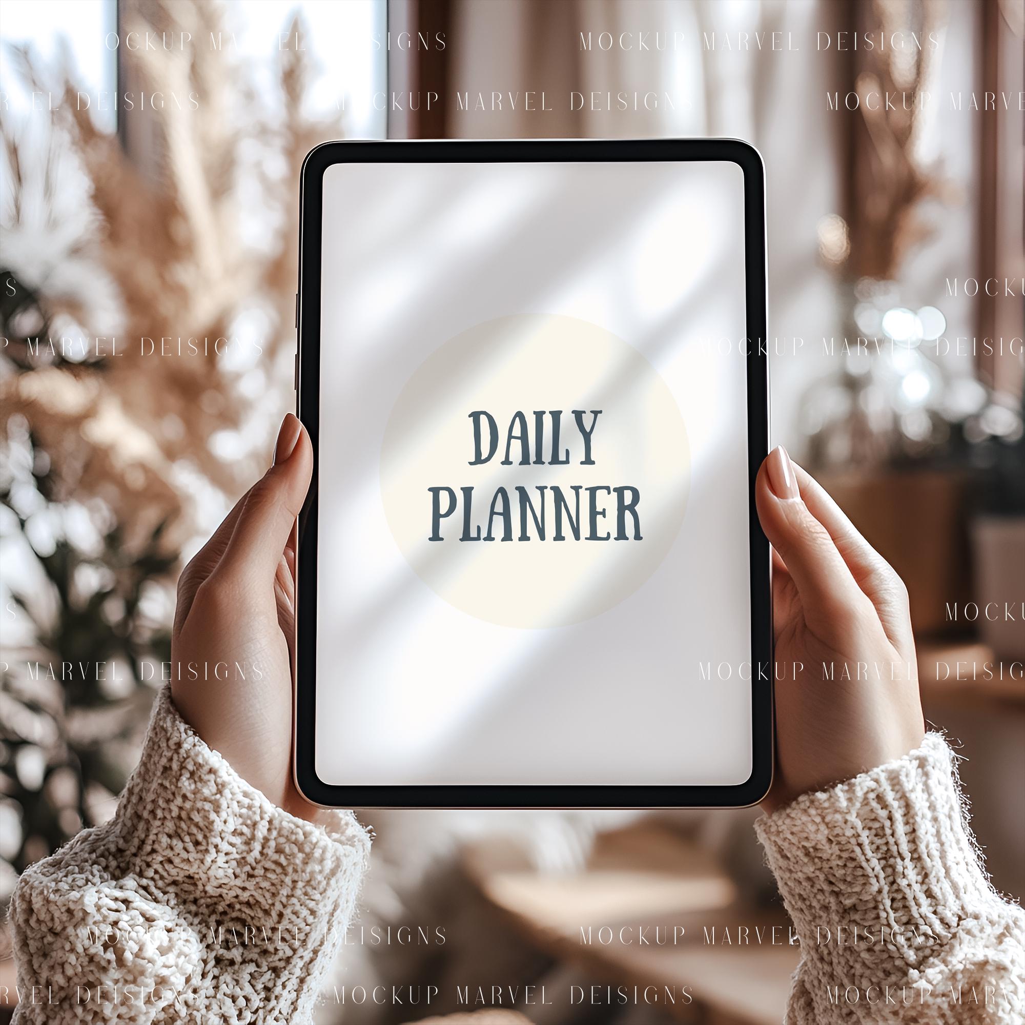 Digital Planner Mockup, iPad Mockup, A5 Planner Mockup, Digital Mockup ...