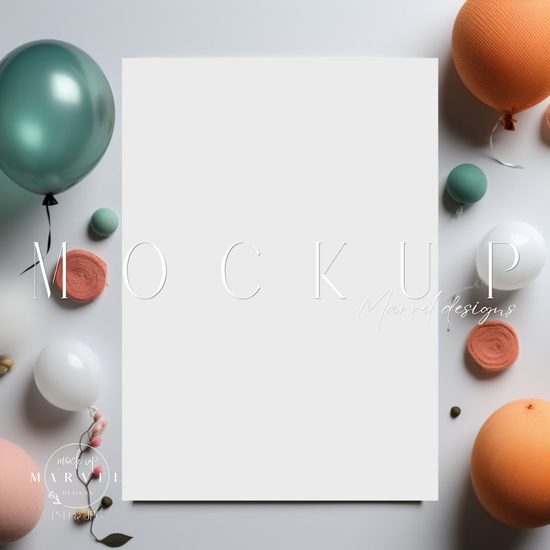 Invitation Mockup Birthday Mockup Greeting Card Smart - Etsy