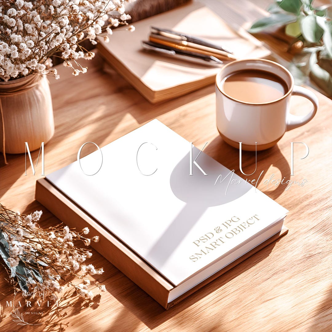 Planner Mockup, Notebook Mockup Psd, Printify Notebook, Notebook ...