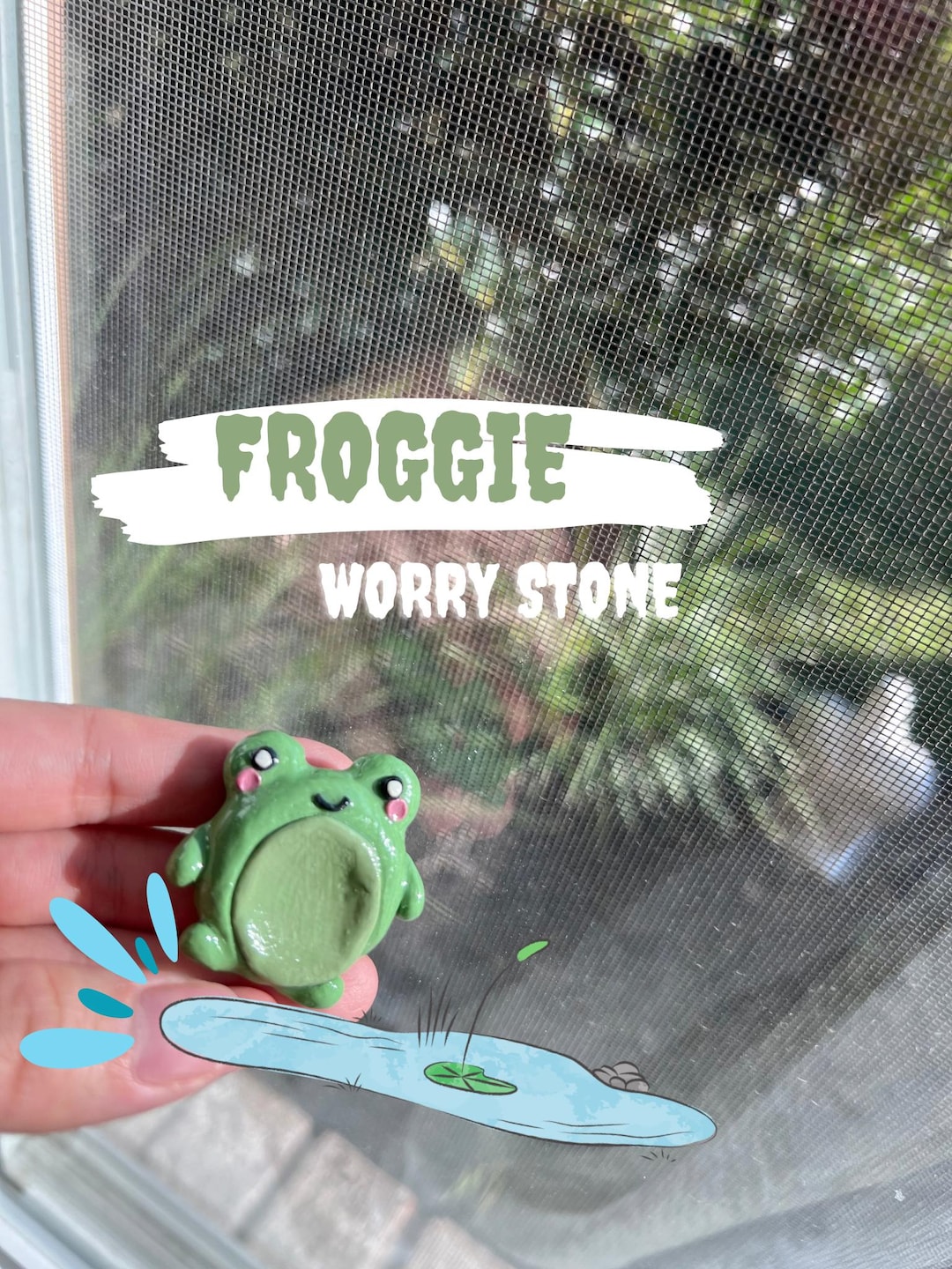 Worry Stone , Frog Thumb Pal , Worry Stone , Anxiety & ADHD Fidget Toys ...