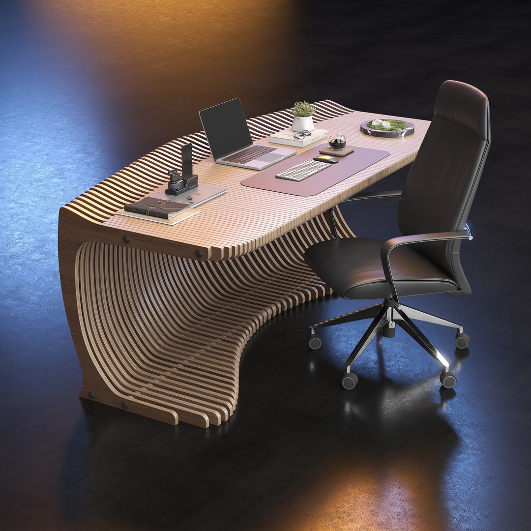 Parametric Reception Desk 1-A / Parametric Table / Studio Desk for ...