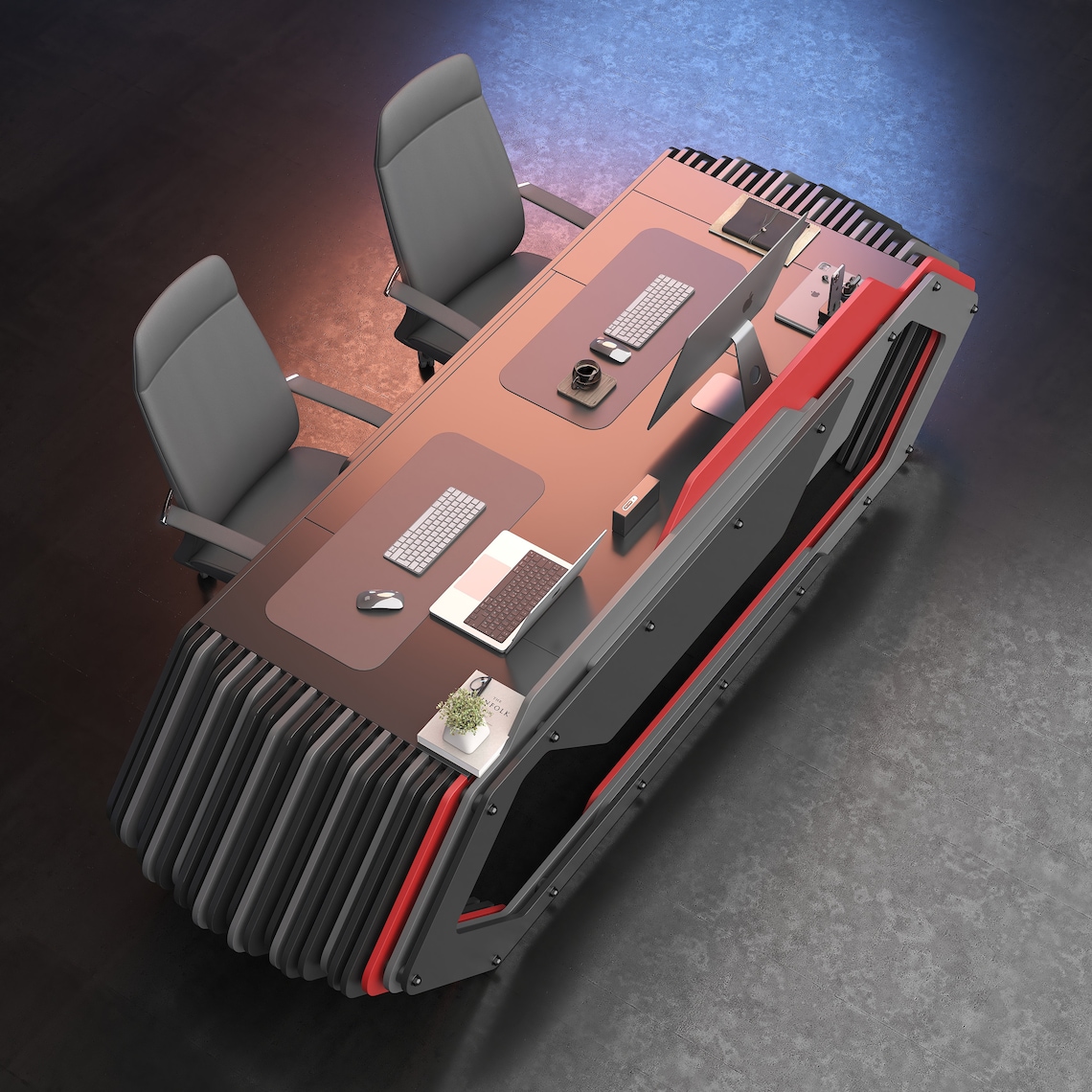 Parametric Reception Desk A-5 / Cnc Files for Cutting / Elegant and ...