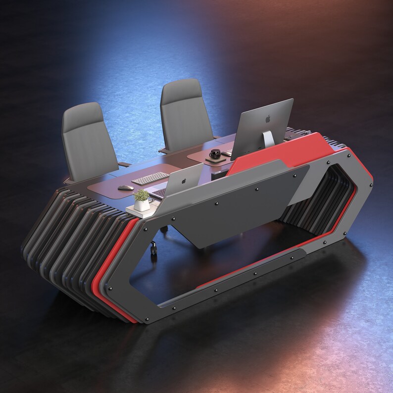 Parametric Reception Desk A-5 / Cnc Files for Cutting / Elegant and ...