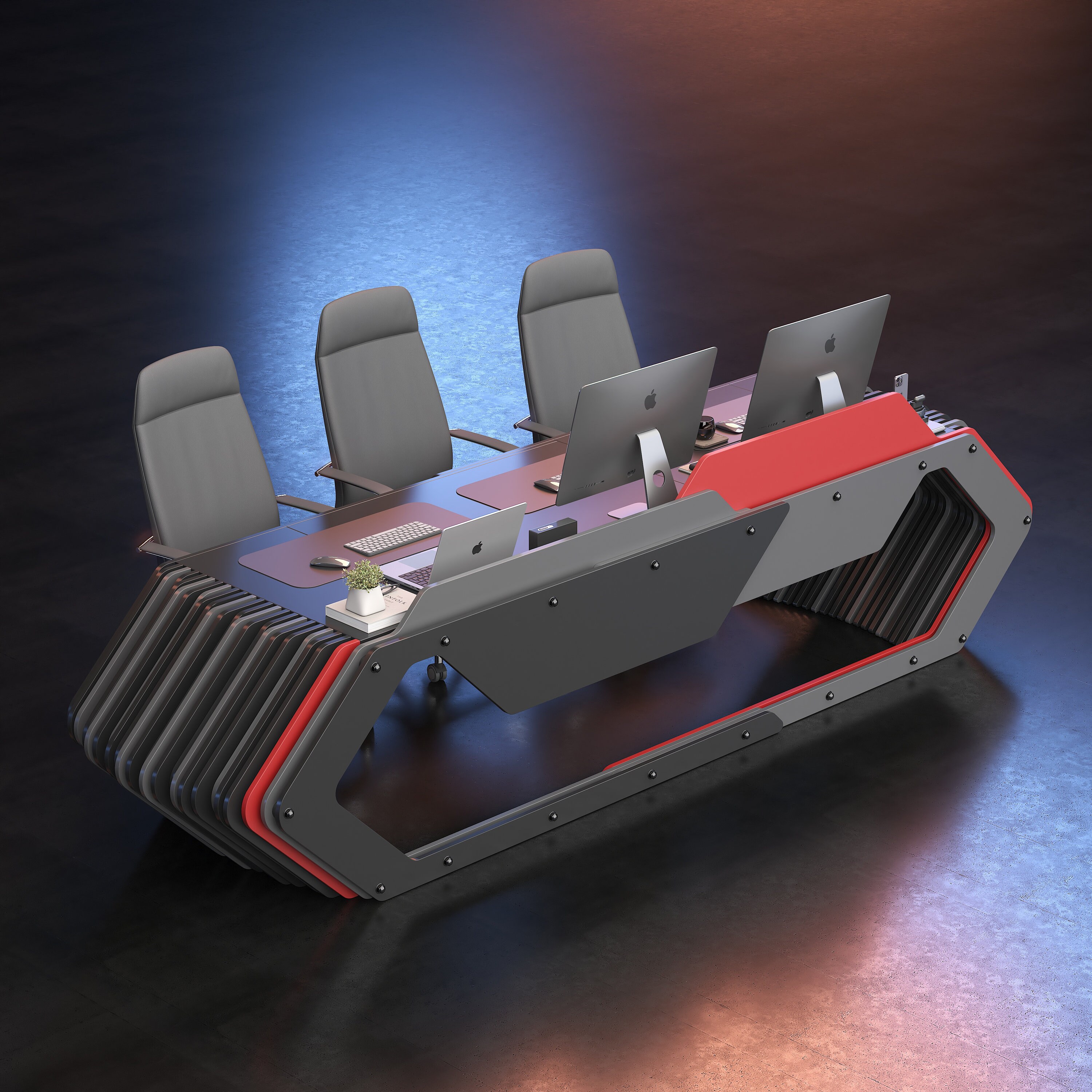 Parametric Reception Desk A-5 / Cnc Files for Cutting / Elegant and ...