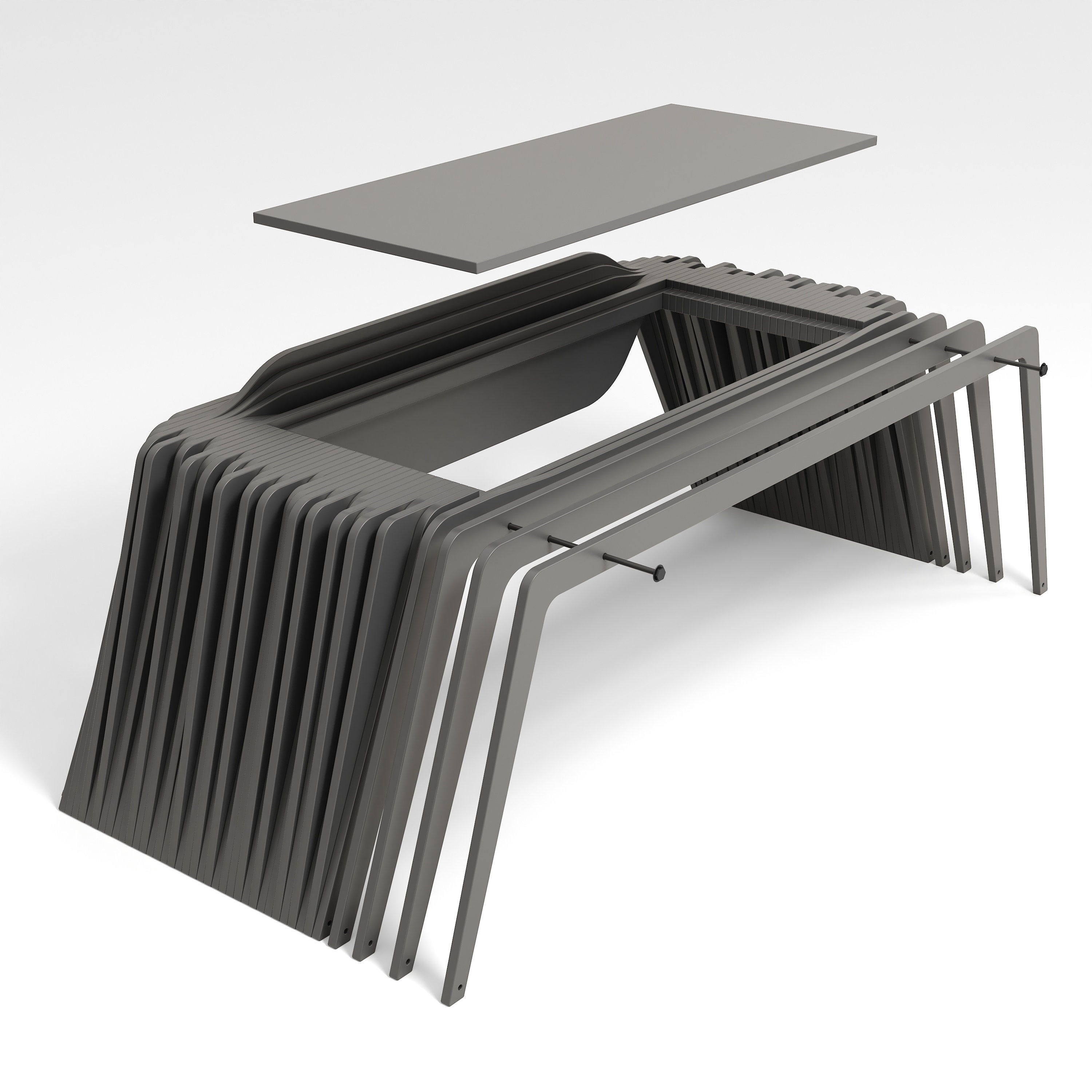 Parametric Reception Desk A-1 / Cnc Files for Cutting / Wooden Office ...