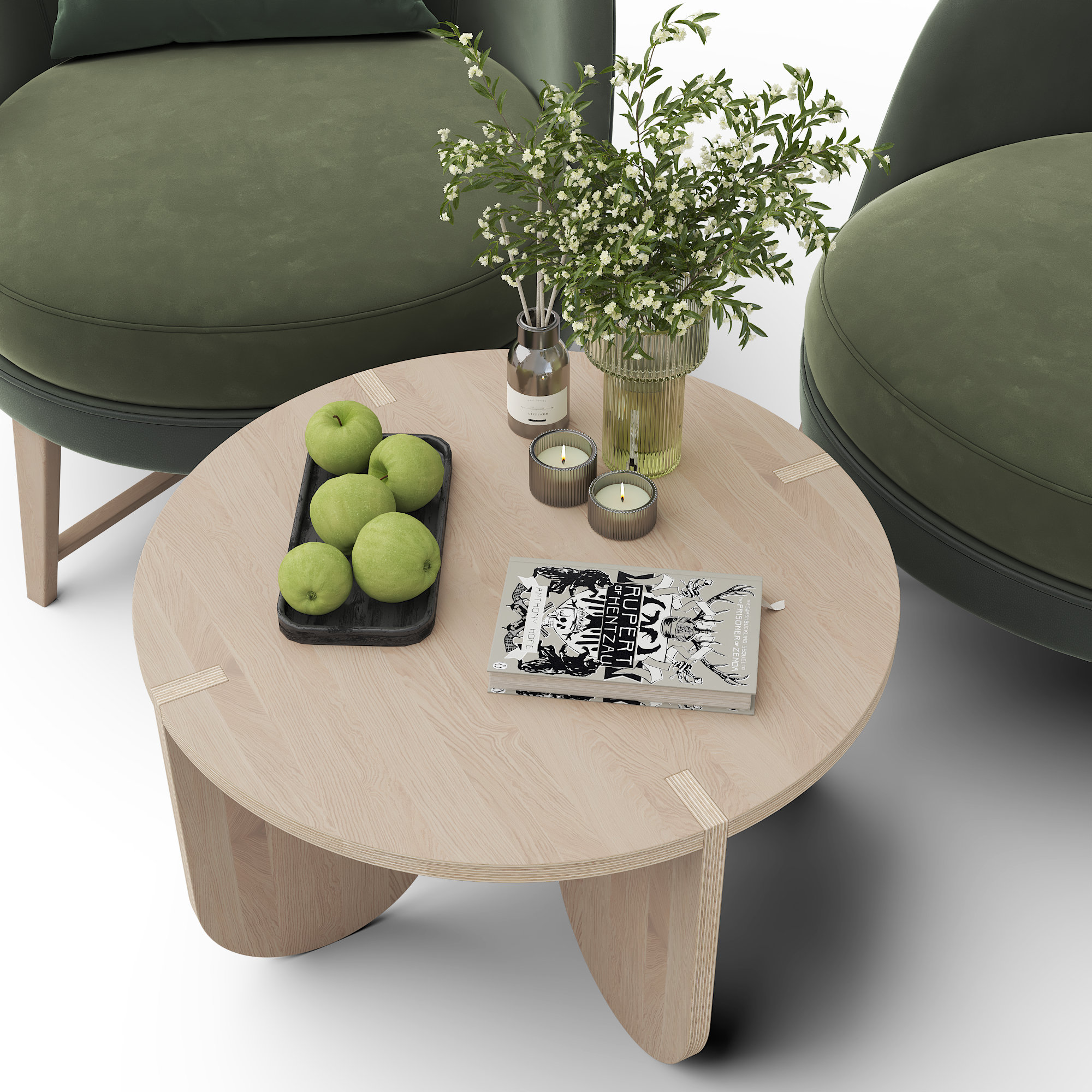 Flat Pack Coffee Table A-1 / CNC Files for Cutting / Bubble Stand / Circle Plywood Coffee Table ...