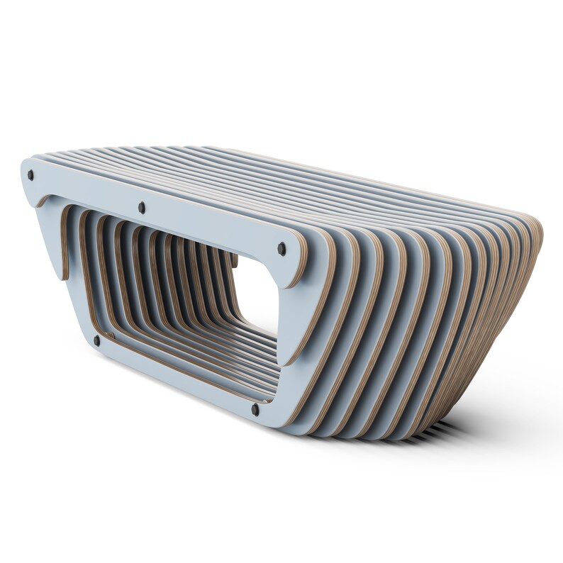 Parametric Bench A-3 / Cnc Files for Cutting / Parametric DXF / Wooden ...