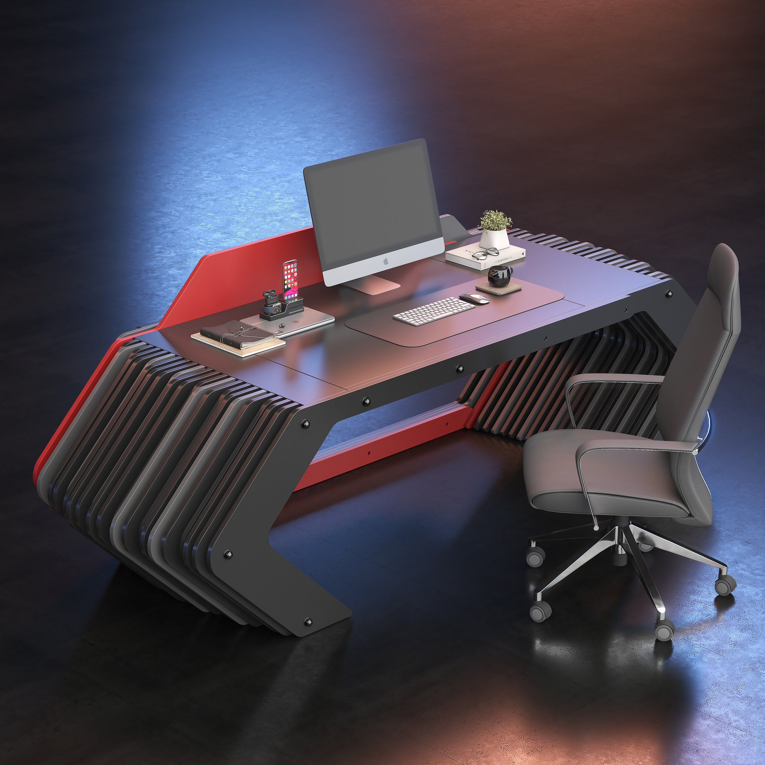 Parametric Reception Desk A-5 / Cnc Files for Cutting / Elegant and ...