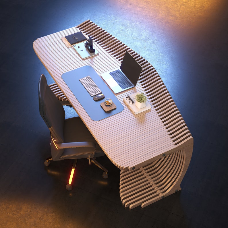 Parametric Reception Desk 1-A / Parametric Table / Studio Desk for ...