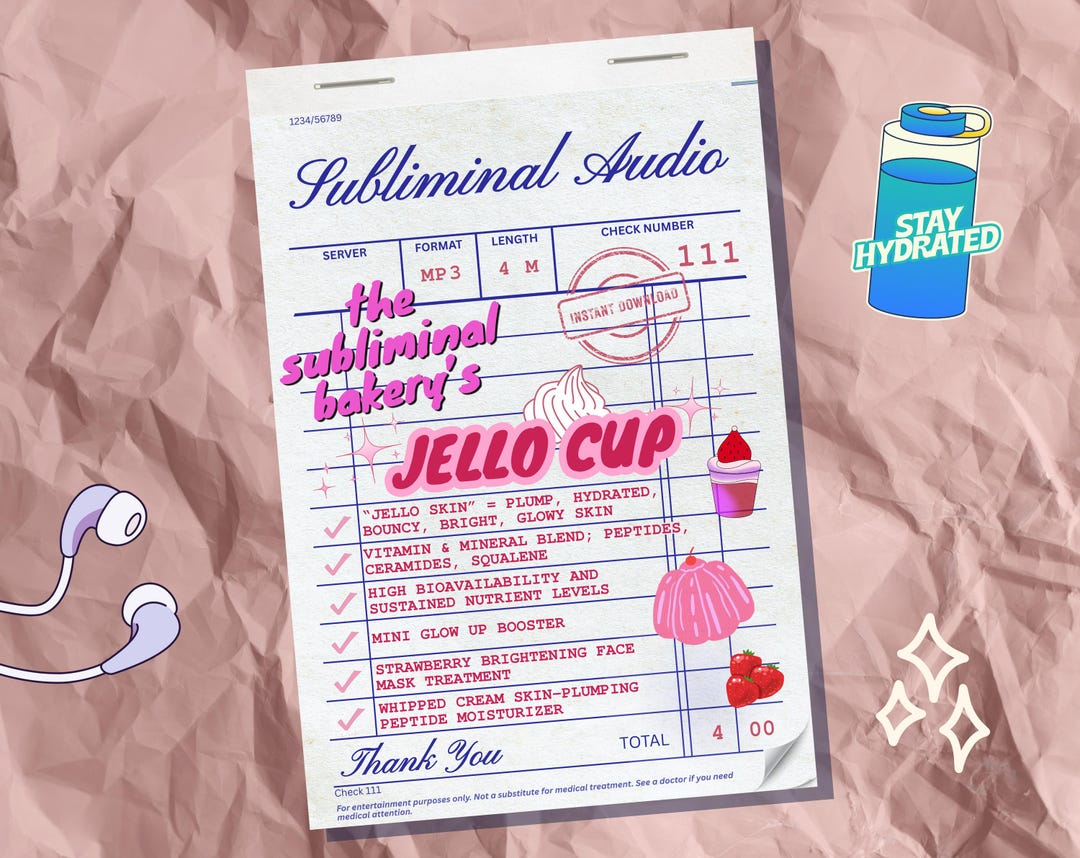 Jello Skin Subliminal Audio | Jello Cup | 4 Min | Mp3 | Rain, Fireplace ...