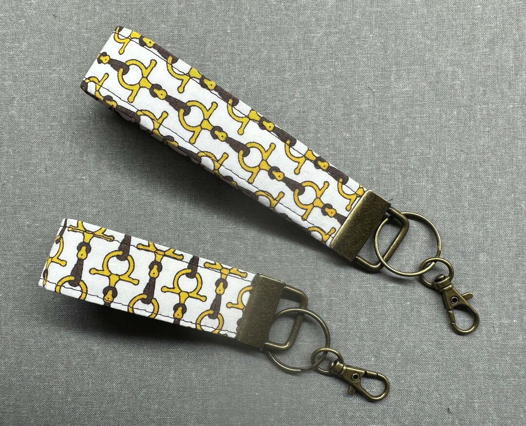 Horse Snaffle Bit Wristlet/key Ring/key Fob - Etsy