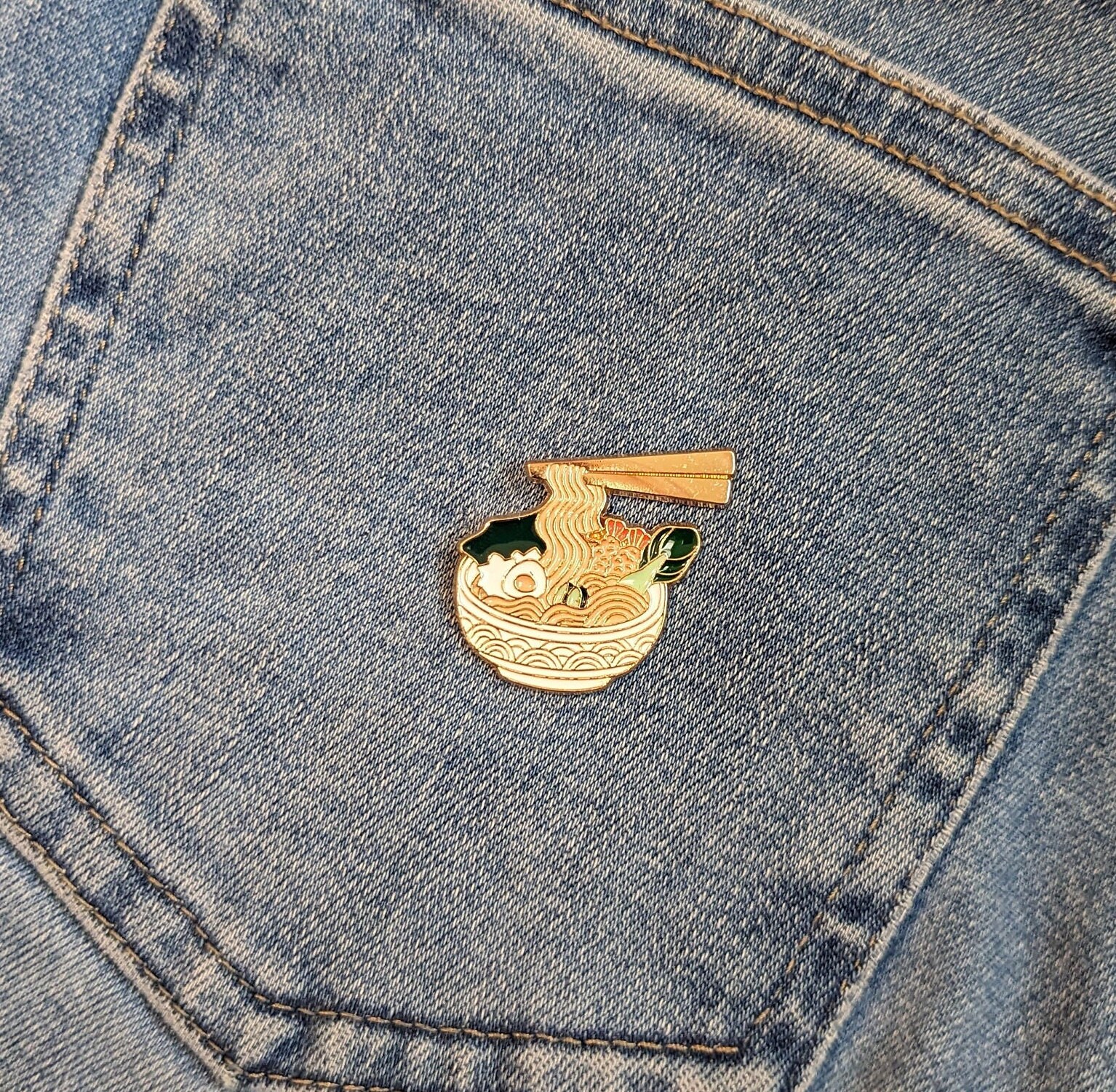 Cute Asian Food Themed Enamel Pin Ramen Noodles Steamed Buns - Etsy