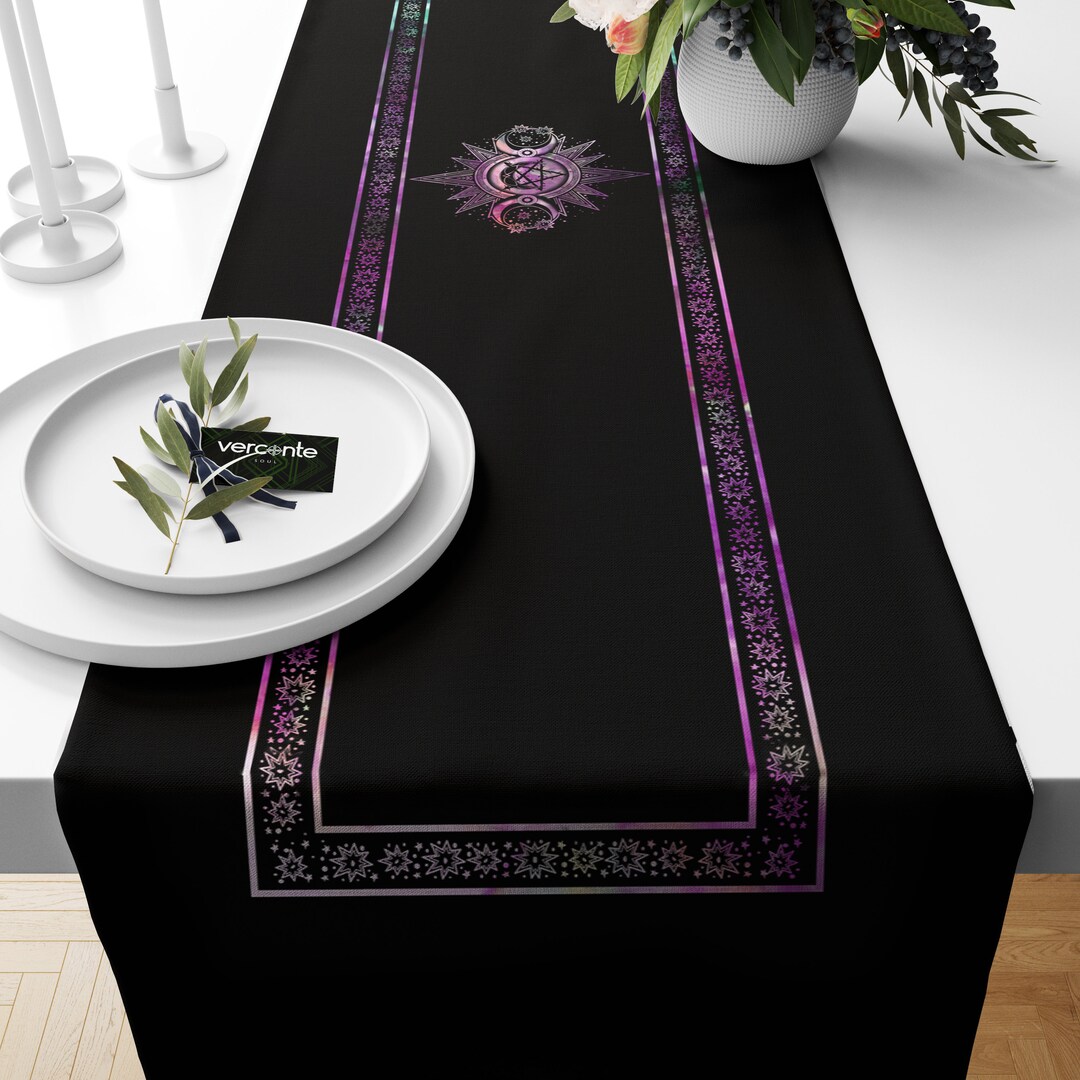 Triple Moon Decorative Table Runner - Etsy