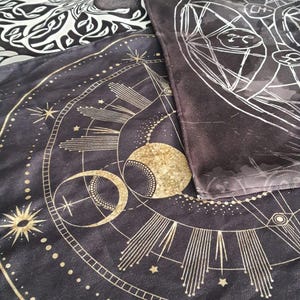 Triple Moon, Hecate Decorative Altar Cloth - Etsy