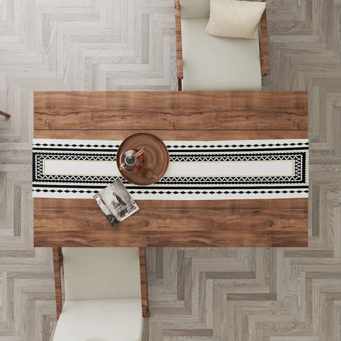 Scandinavian Themed Decorative Table Runner - Etsy