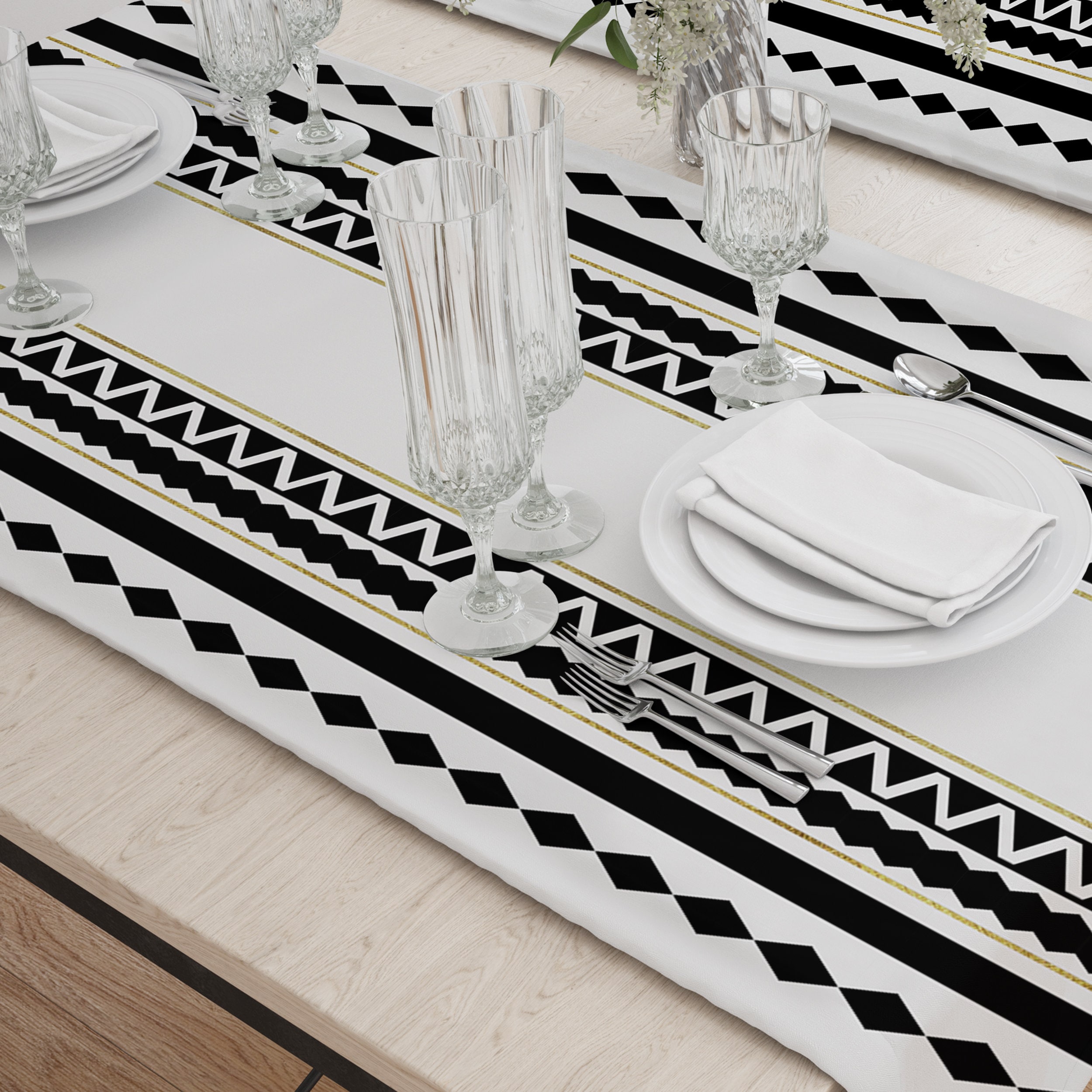 Scandinavian Themed Decorative Table Runner - Etsy