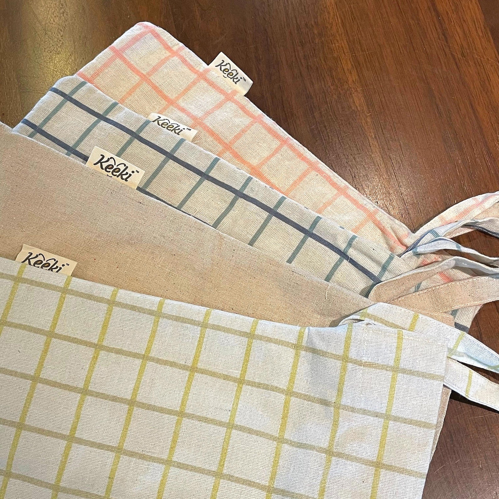 The Original Keeki Bag - Beeswax Lined Linen Storage Bag - Etsy